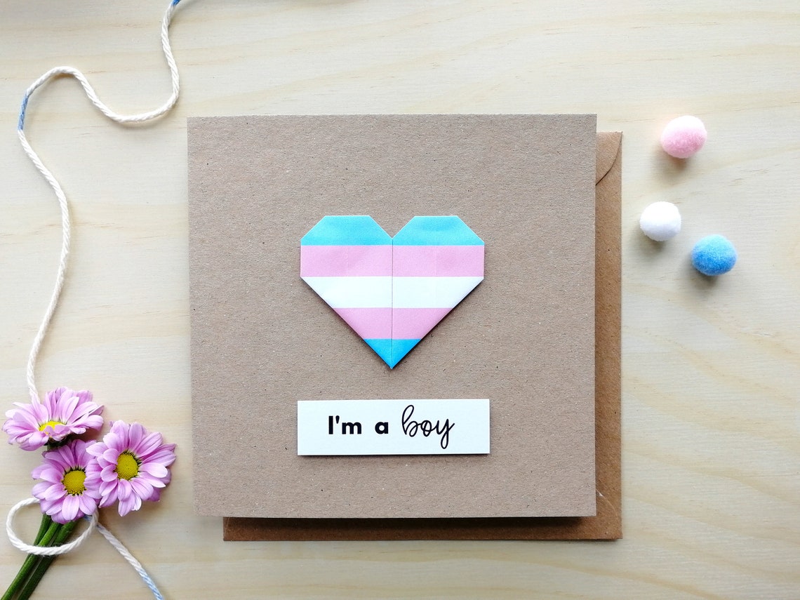 Trans Coming Out Card Transgender Card Transgender Coming - Etsy