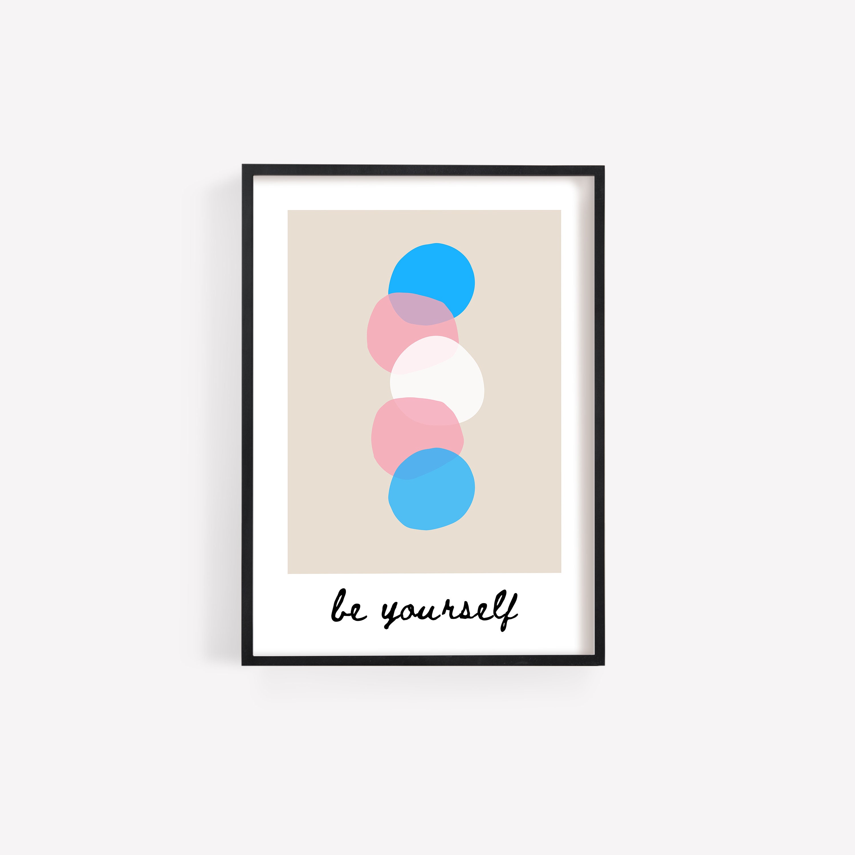 Transgender Art Print Trans Pride Art Subtle Trans Pride | Etsy