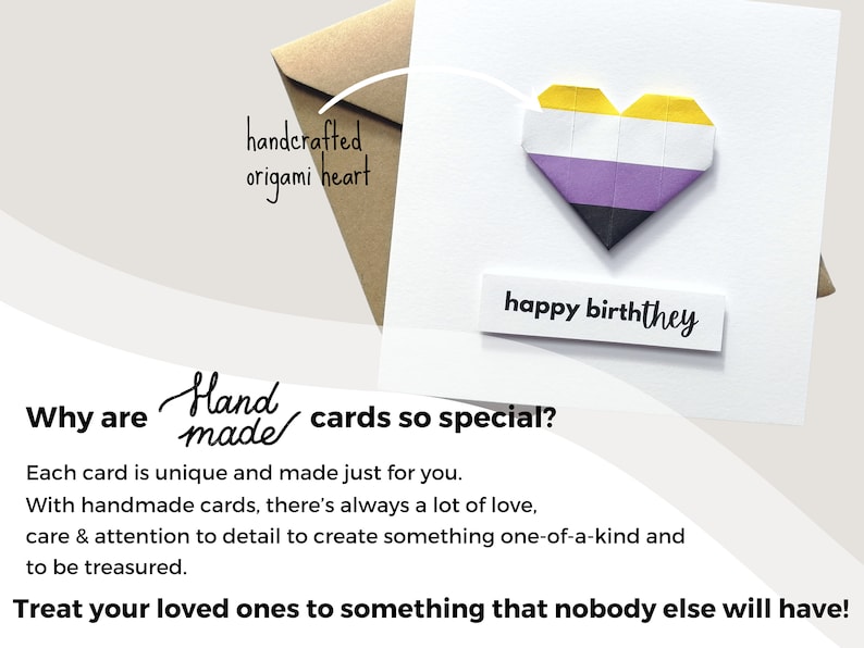 Non-binary Birthday Card Non-binary Card LGBTQ Birthday - Etsy