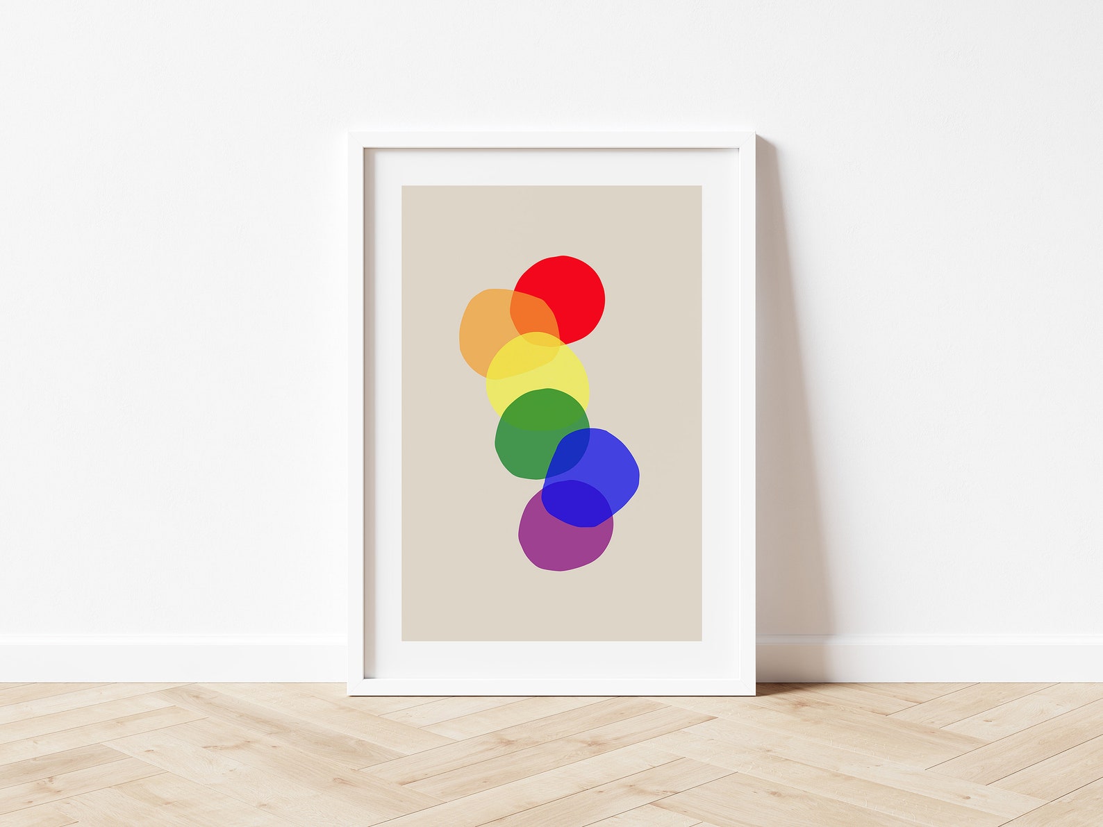LGBTQ Rainbow Art Print Pride Flag Print Minimalist LGBT - Etsy
