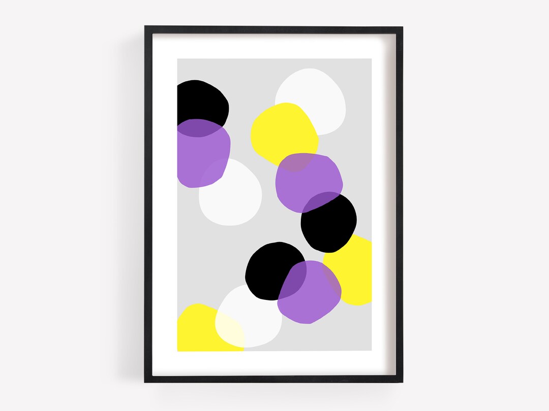 Non Binary Print, Non Binary Art, Non-binary Gift, Minimalist LGBT Wall ...
