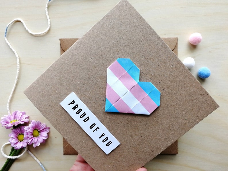 Trans Coming Out Card Transgender Card Transgender Coming - Etsy