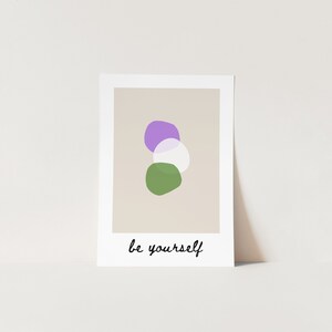 Genderqueer Pride Print, Genderqueer Flag, Genderqueer Pride Flag ...