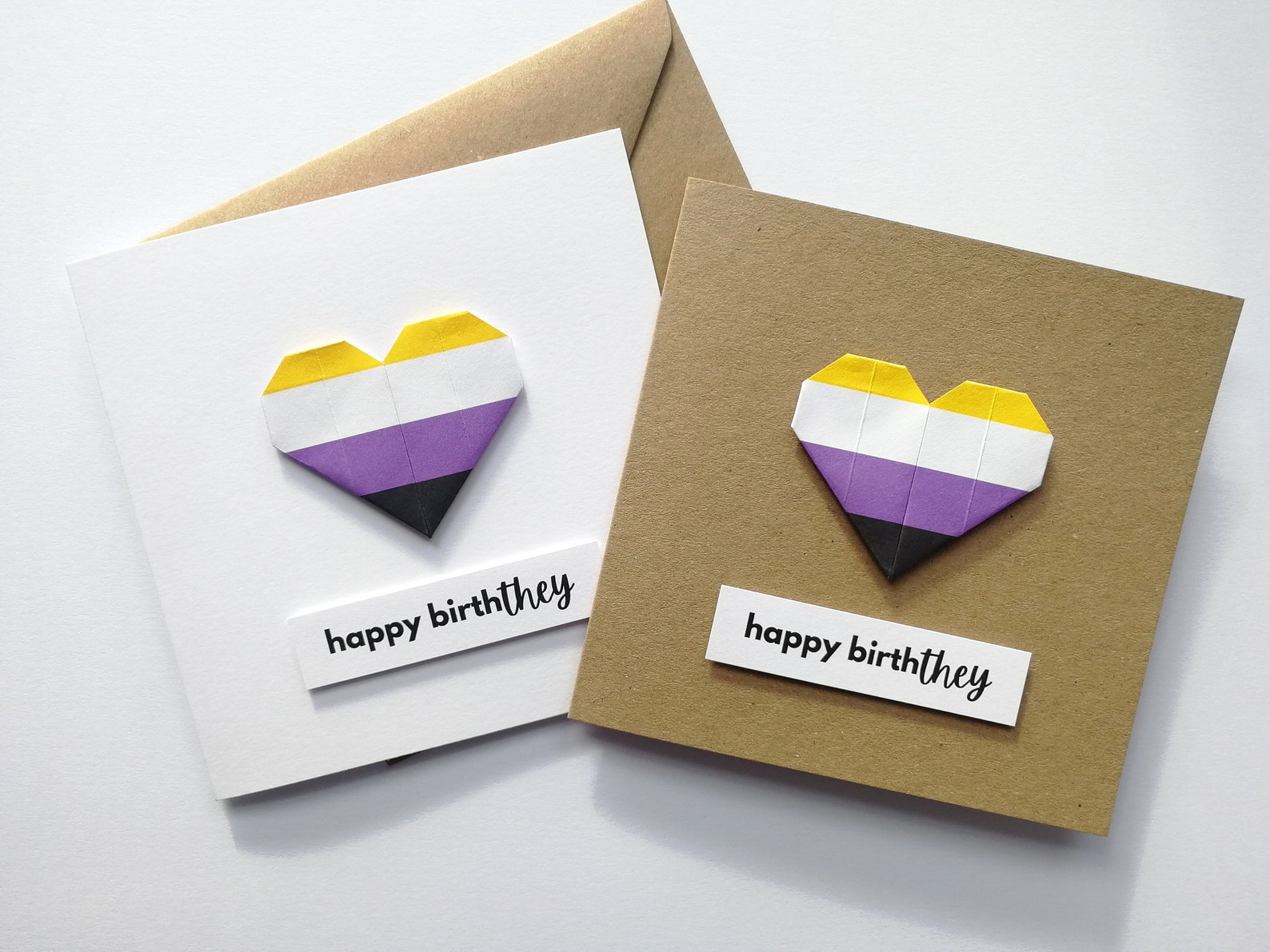 Non-binary Birthday Card Non-binary Card LGBTQ Birthday | Etsy