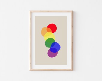 Rainbow Lbgtq Printable Art - Etsy