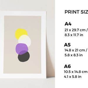 Non Binary Print Non Binary Art Non-binary Gift Minimalist | Etsy