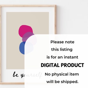 Bisexual Pride Print Bisexual Gift Bi Flag Print Printable - Etsy