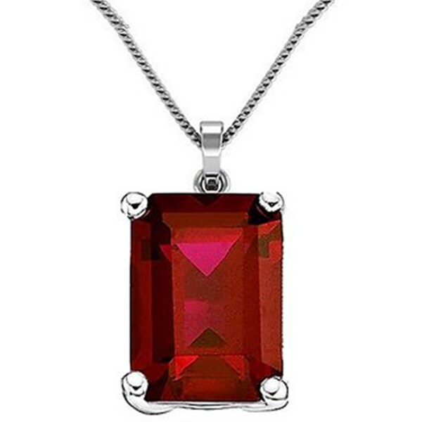 Mens Ruby Pendant - Etsy