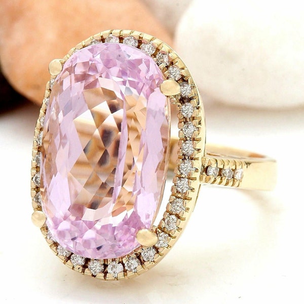 Kunzite Ring - Etsy