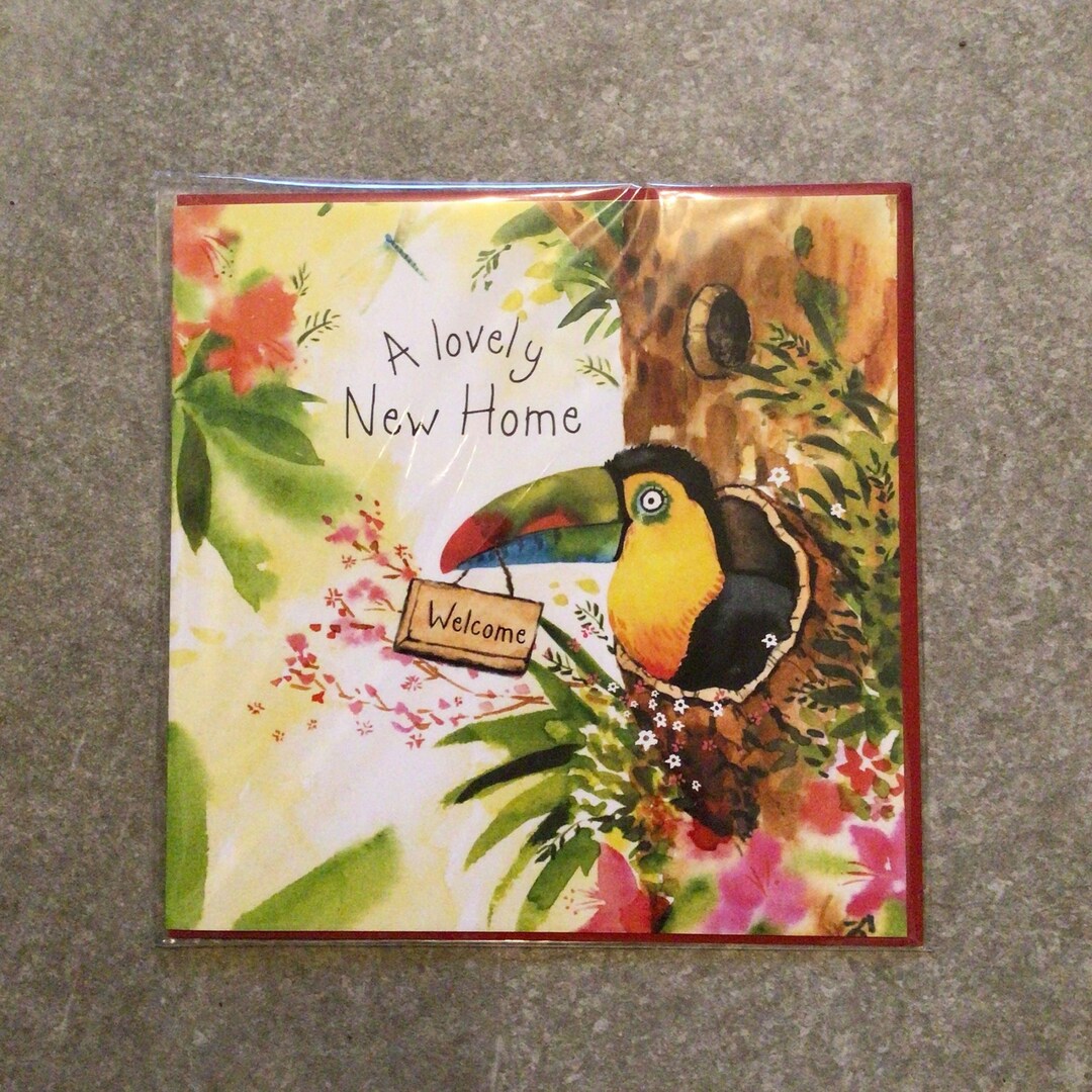 A Lovely New Home Toucan Greetings Card - Etsy
