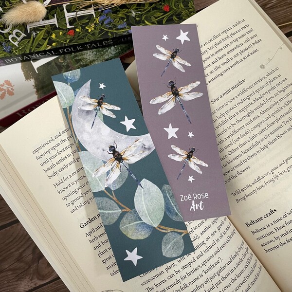 Dragonfly Bookmark - Etsy UK
