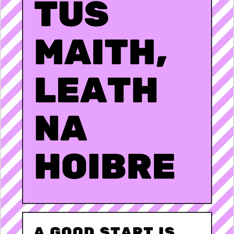 Gaeilge Posters - Etsy Ireland