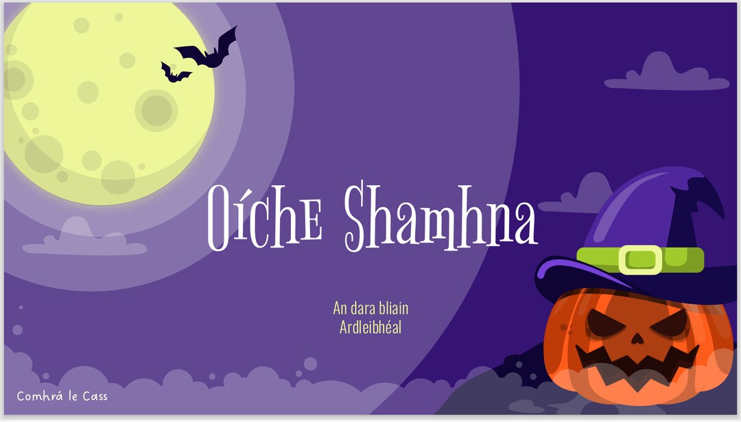 Oíche Shamhna Lesson Package - 2nd Year Higher Level Irish - Etsy