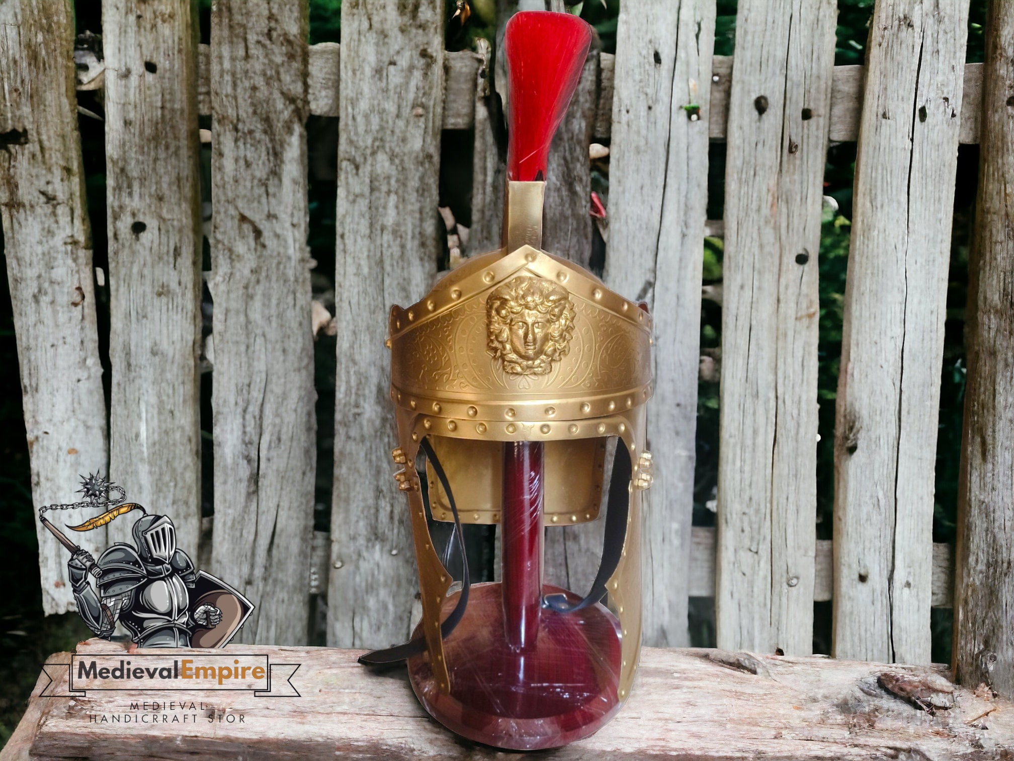 Medieval Viking Roman Armor Helmet King Leonidas 300 Spartan Helmet ...