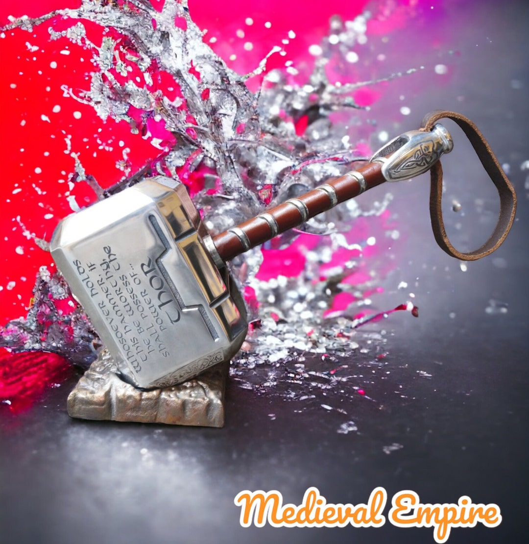 Thor Hammer MCU Thor Mjolnir Cosplay Scale Movie Prop Replica, the ...