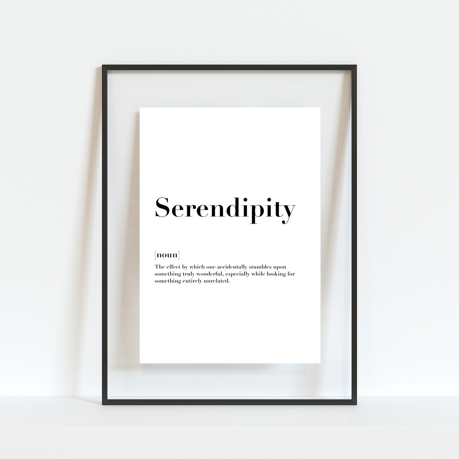 Serendipity Print Serendipity Definition Serendipity | Etsy UK