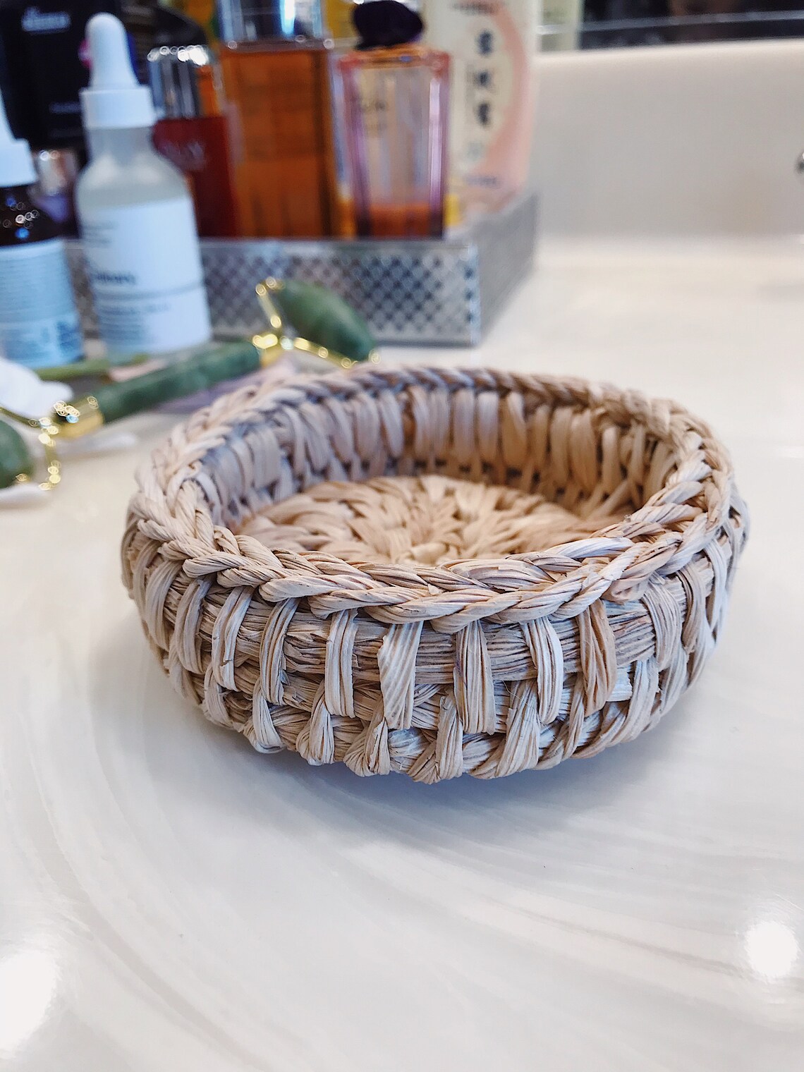Handmade Natural Corn Husk Mini Basket | Home Decor | Sustainable | Eco ...