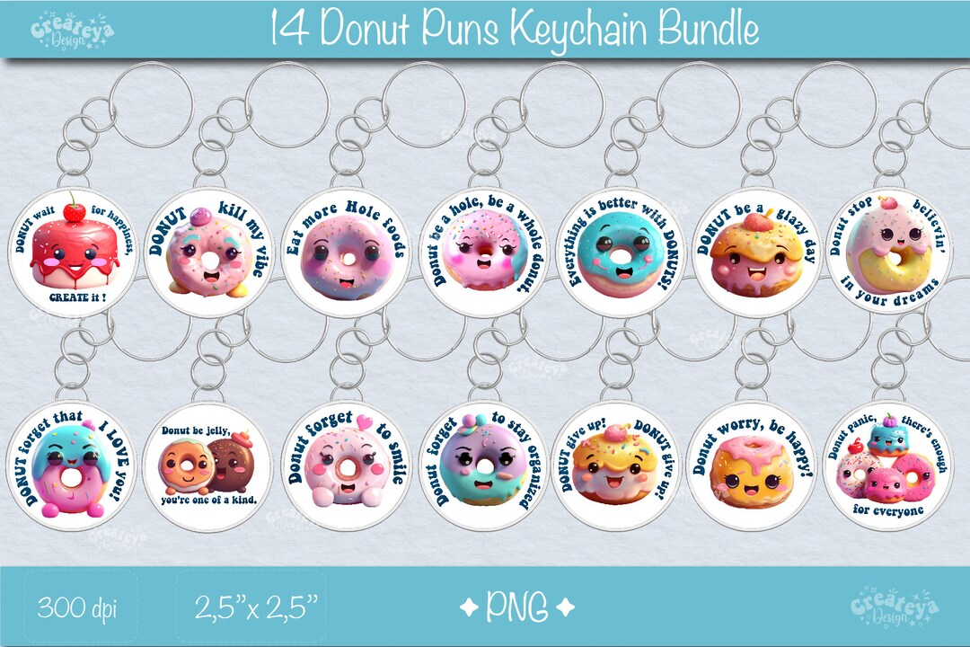 Sarcastic Keychain PNG for Sublimation Round Keychain PNG Bundle Funny ...