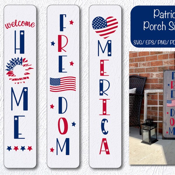 Patriotic Porch Sign - Etsy