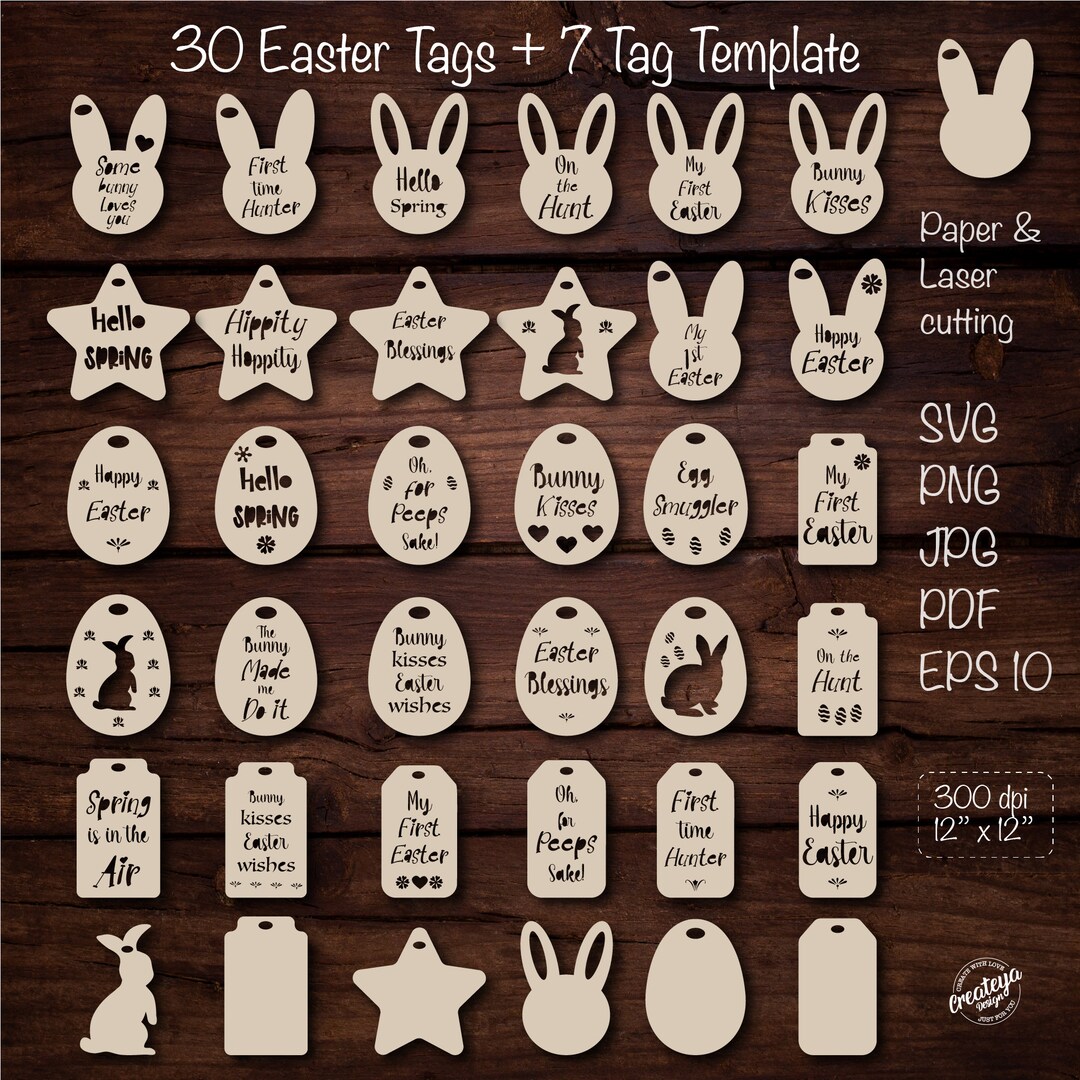 Frohe Ostern SVG, Ostern Tag SVG mit Hase für Korb Bundle, Ostern png ...