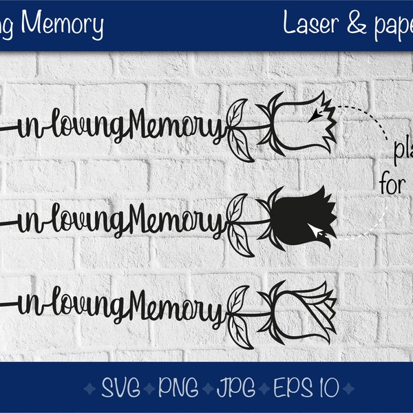 In Loving Memory Svg - Etsy