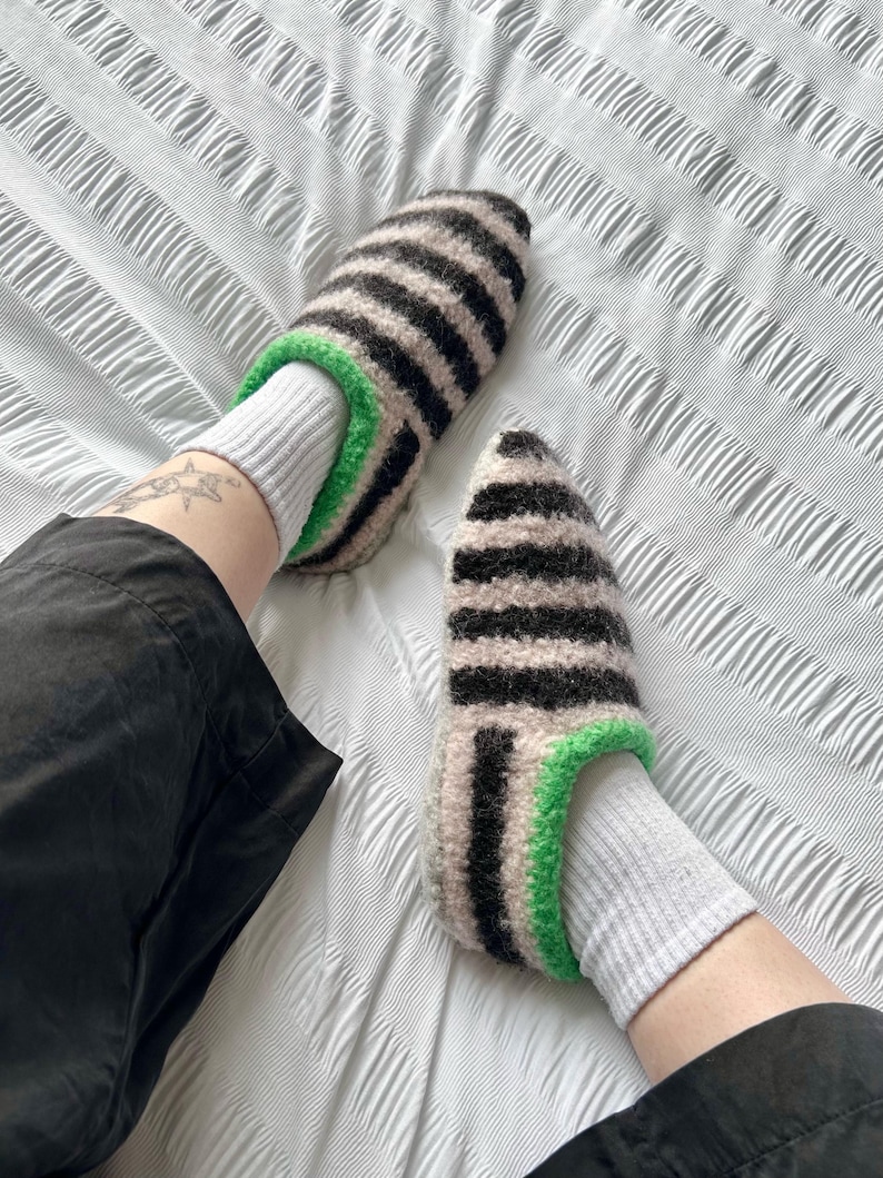 Sailor Slippers Knitting Pattern - Etsy