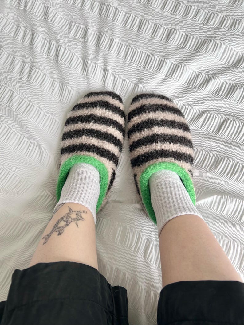 Sailor Slippers Knitting Pattern - Etsy