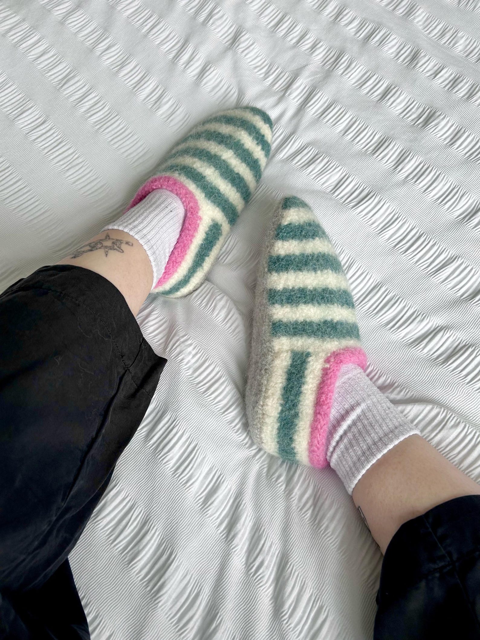 Sailor Slippers Knitting Pattern - Etsy