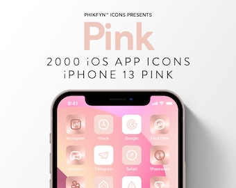 IOS 14 App Icon Plaid Pink Buffalo Pink App Icon (Download Now) - Etsy