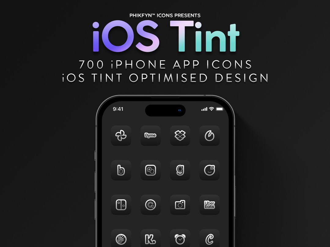 700 Ios18 Tint iPhone App Icon Pack | Customise Your iPhone With ...