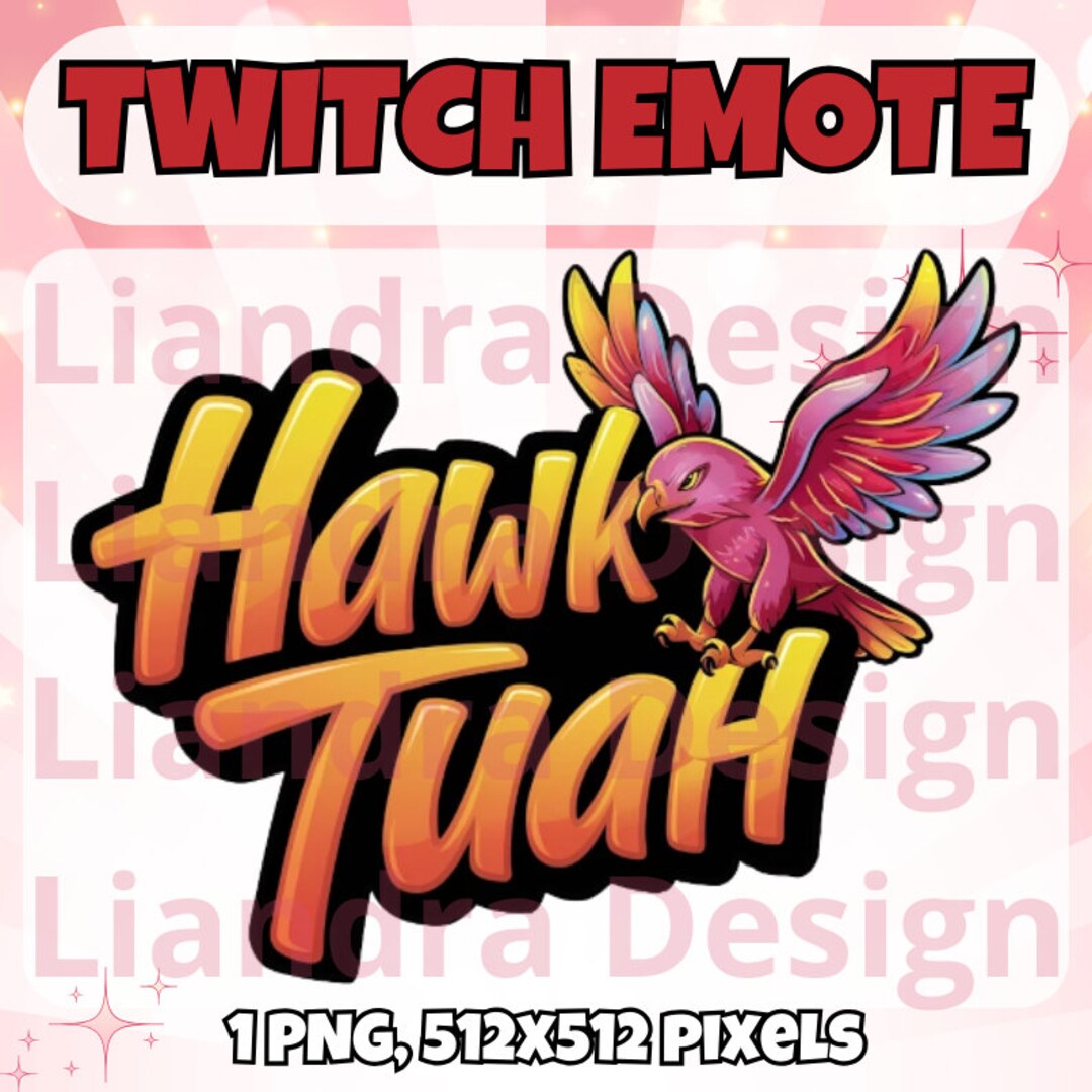 HAWK TUAH Twitch emote hawk tuah meme twitch emote Twitch Discord ...