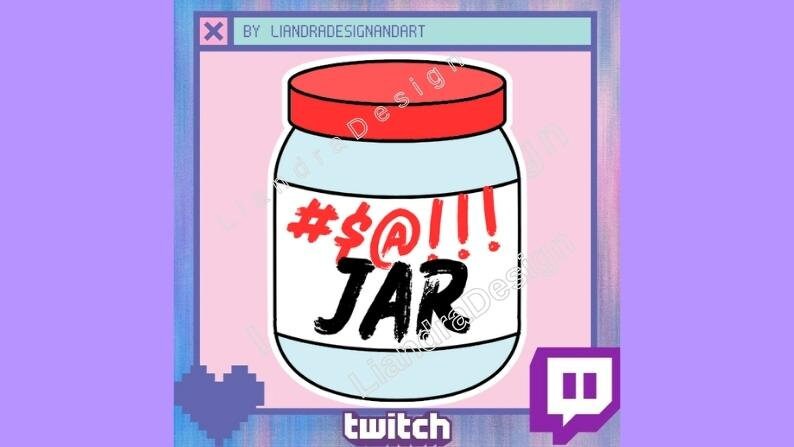 Swear Jar Twitch Emote Funny Twitch Emote Swear Jar Twitch Emote Twitch ...