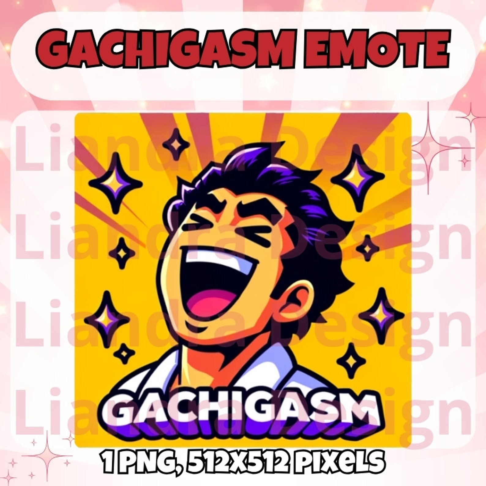 GACHIGASM Twitch Emote Gachigasm Meme Twitch Emote Man Gachi Meme ...