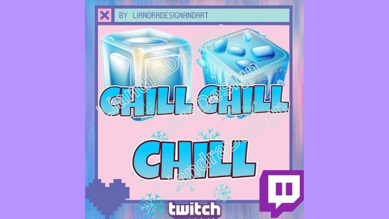 4 Versions of CHILL Emote Twitch Emote Youtube Emote Discord Emote ...