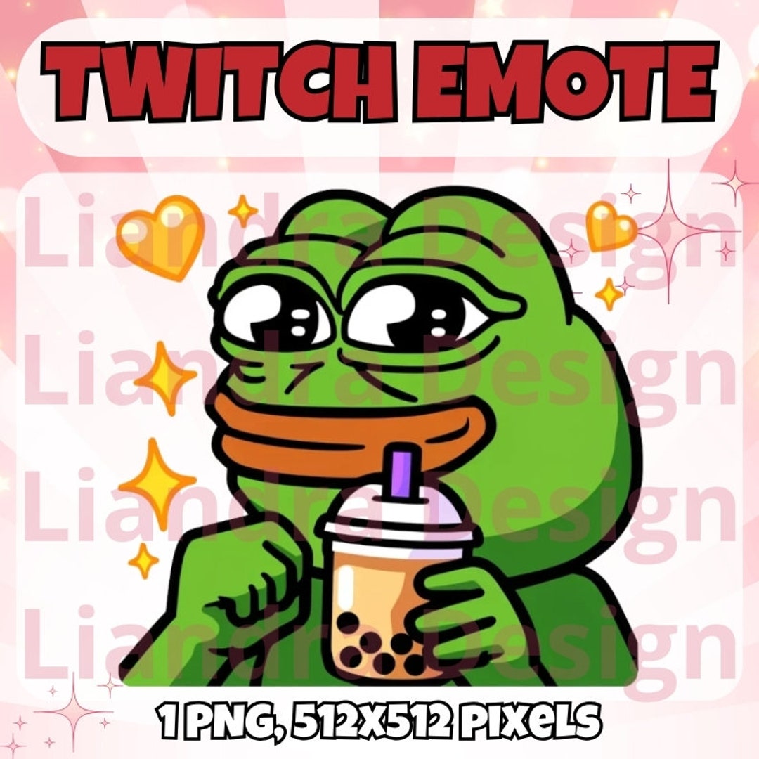 PEPE FROG Twitch Emote Pepe Funny Twitch Emotes Twitch Youtube Emote ...