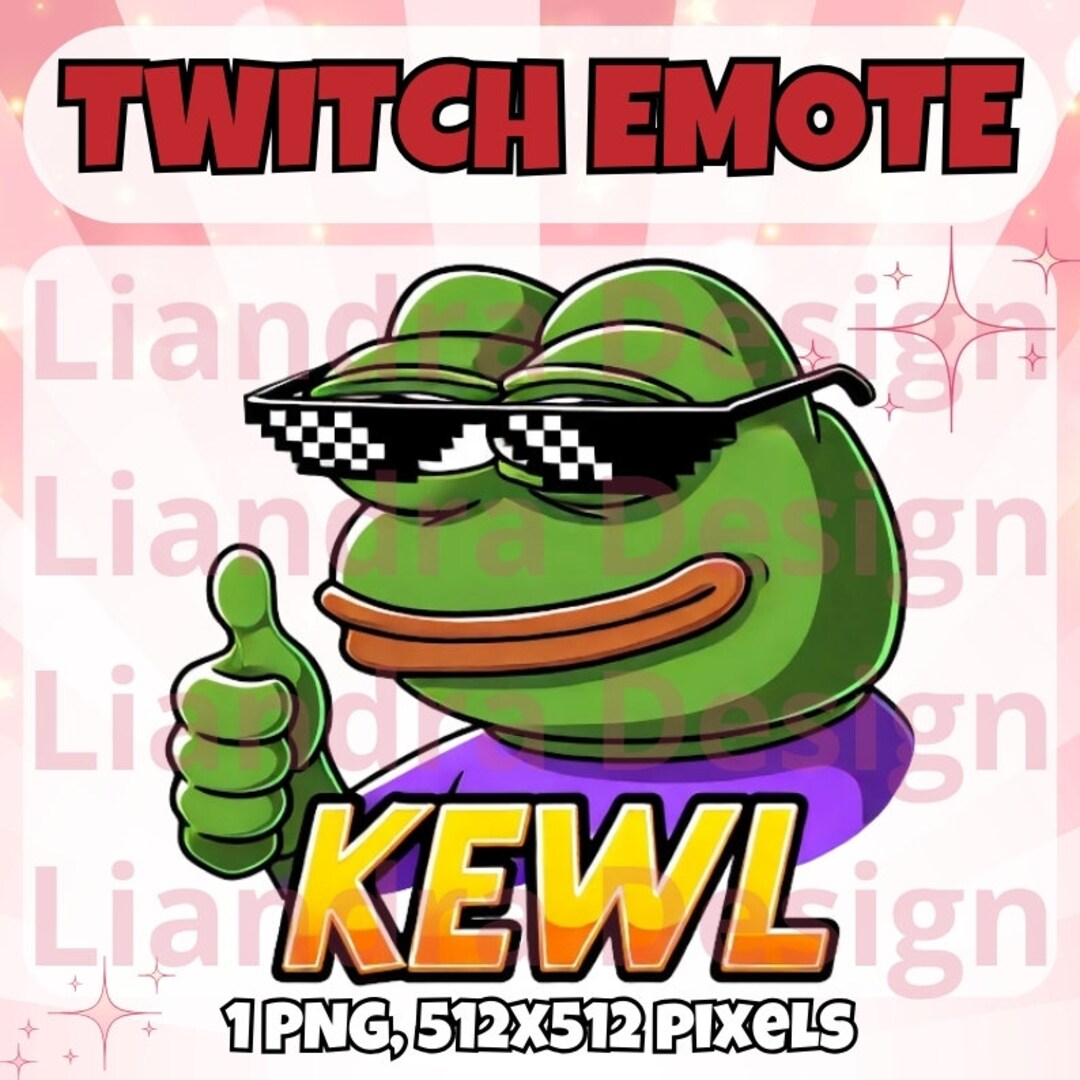 PEPE FROG Twitch Emote Pepe Funny Twitch Emotes Twitch Youtube Emote ...