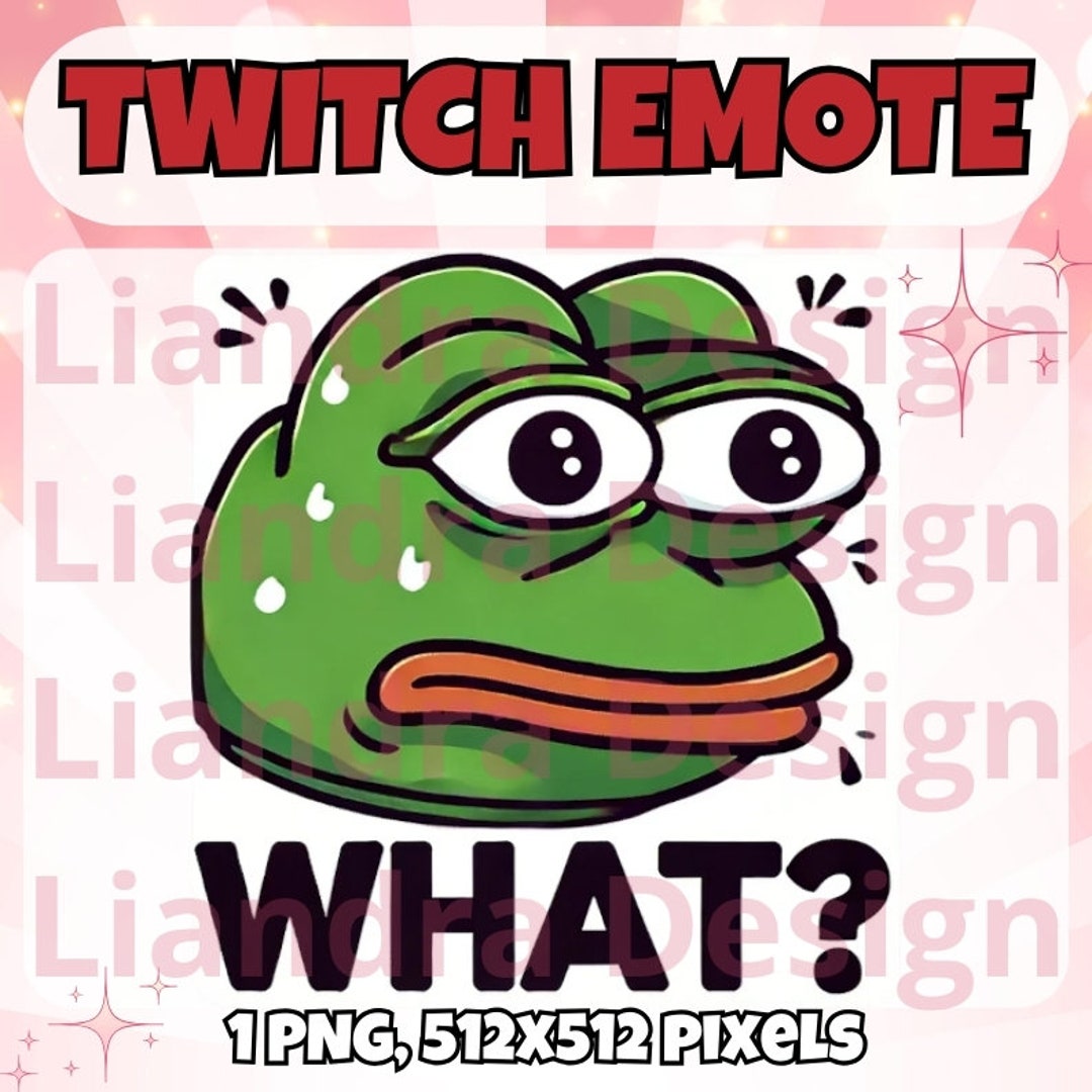PEPE FROG Twitch Emote Pepe Funny Twitch Emotes Twitch Youtube Emote ...