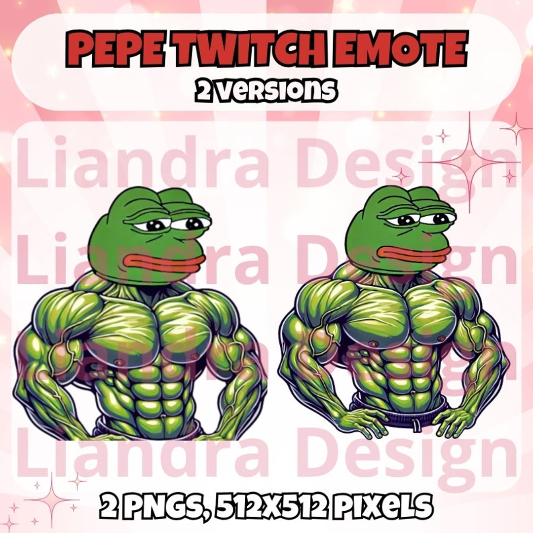 PEPE FROG Twitch Emote Pepe Funny Twitch Emotes Twitch Youtube Emote ...
