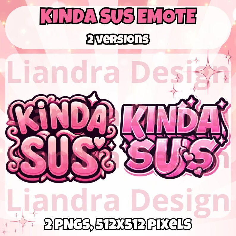 KINDA SUS MEME Twitch Emote Kinda Sus Funny Twitch Emotes Twitch ...