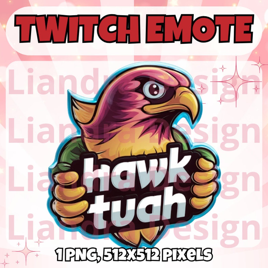 HAWK TUAH Twitch emote hawk tuah meme twitch emote Twitch Discord ...
