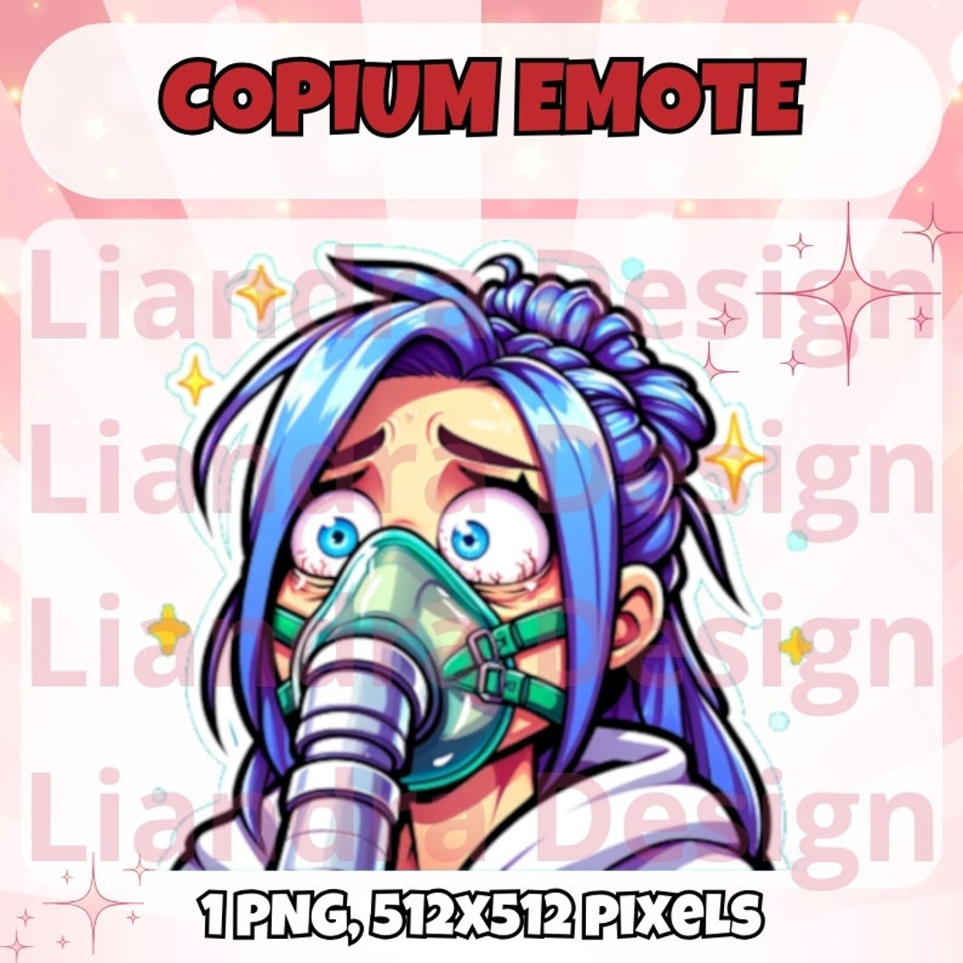 COPIUM MEME GIRL Twitch Emote Funny Girl Emote Twitch Discord Youtube ...