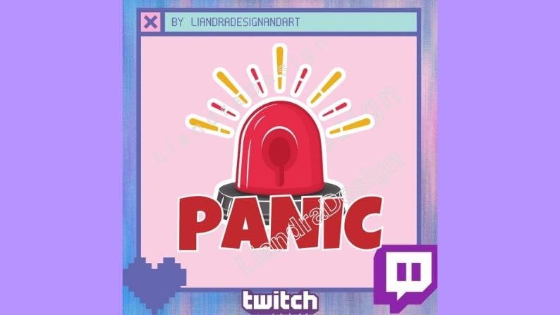 Panic Alert Twitch Emote Twitch Discord Stream Emoji Subscriber Emote ...