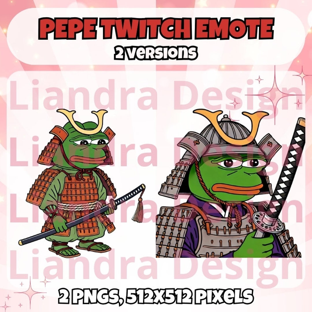 PEPE FROG Twitch Emote Pepe Funny Twitch Emotes Twitch Youtube Emote ...