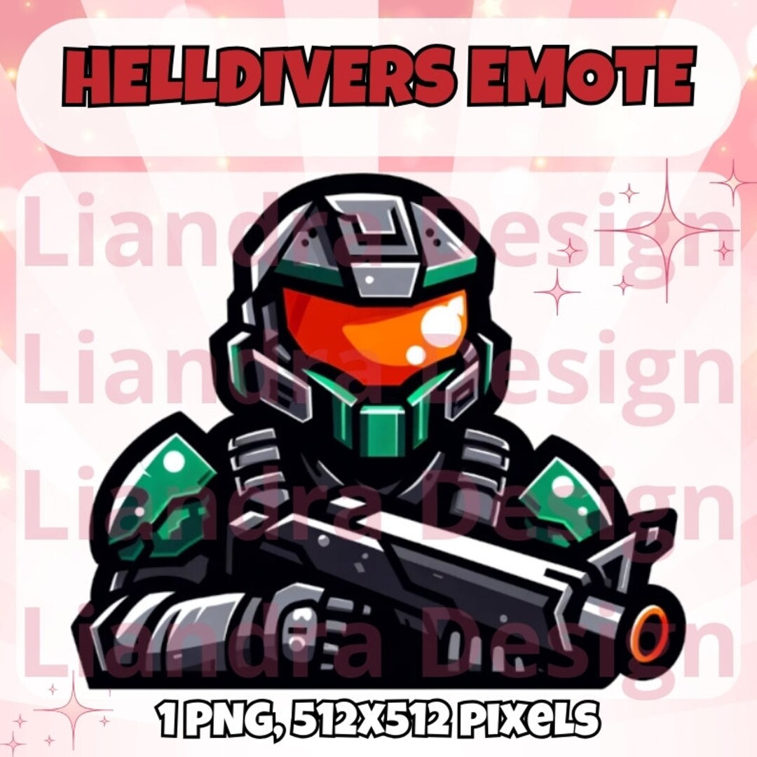 HELLDIVERS Twitch Emote Helldivers 2 Twitch Emote Funny Twitch Discord ...
