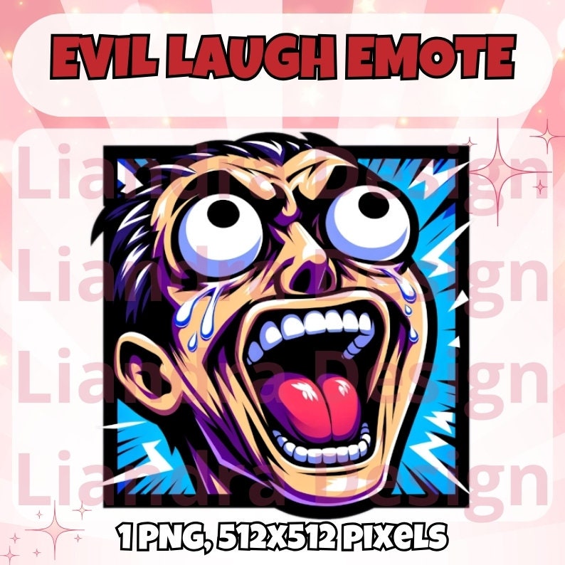 EVIL LAUGH MEME Emote for Twitch Stream Troll Twitch Discord Facebook ...
