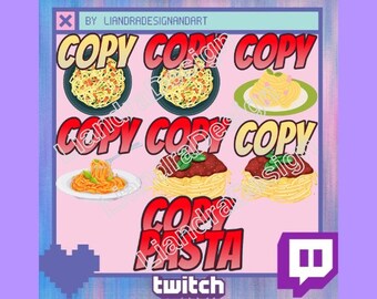 Copy Pasta Emote Twitch Emote Youtube Emote Discord Emote Community ...