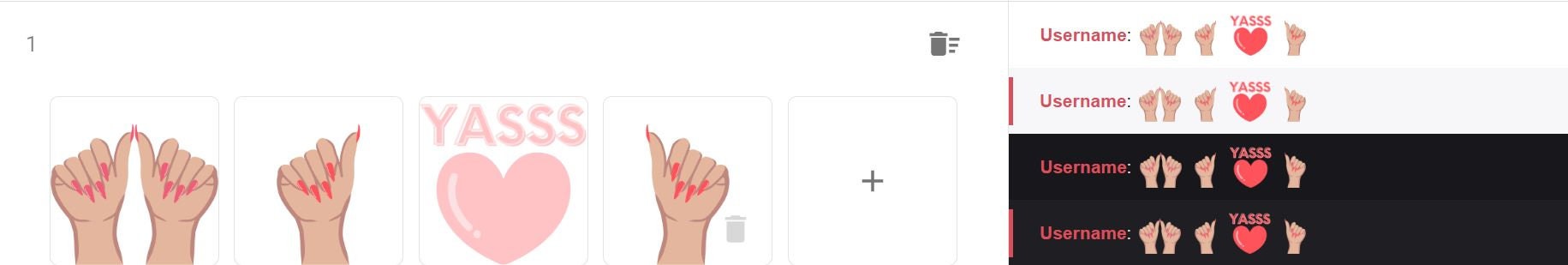 Yas Hands tan 20 Emotes Twitch Emote Youtube Emote Discord Emote ...