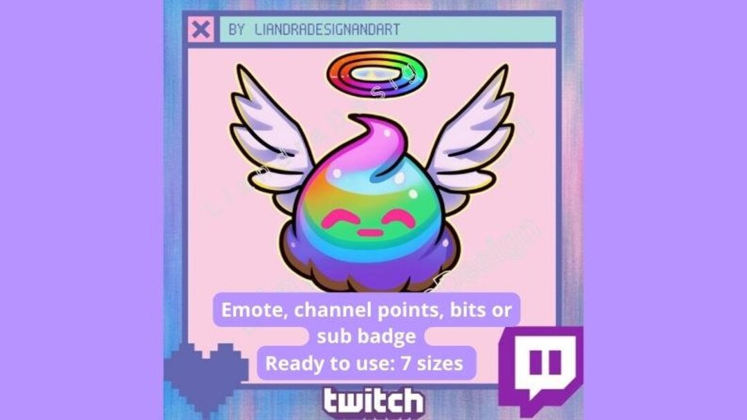 Rainbow Holy Sht Twitch Emote Rainbow Dung With Wings Funny - Etsy