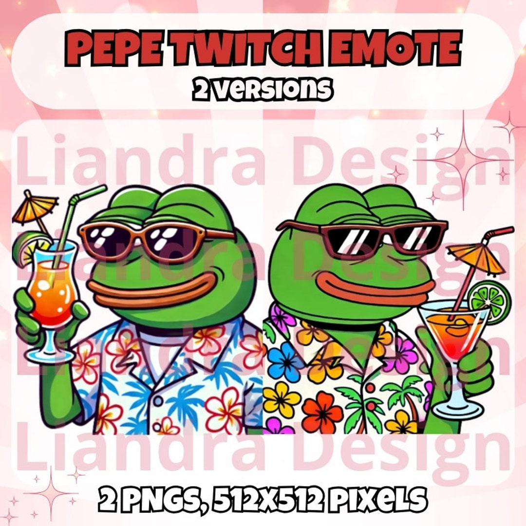 PEPE FROG Twitch Emote Pepe Funny Twitch Emotes Twitch Youtube Emote ...