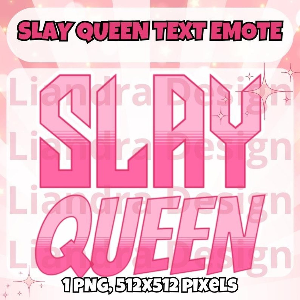SLAY QUEEN Twitch Emote Meme Twitch Emote Twitch Youtube Emote Discord ...